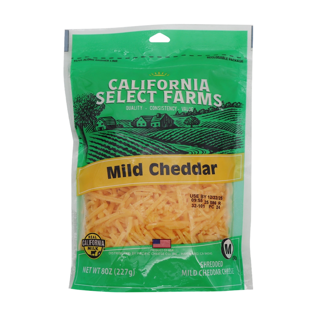 California Select Farms Mild Cheddar Cheess 227G.