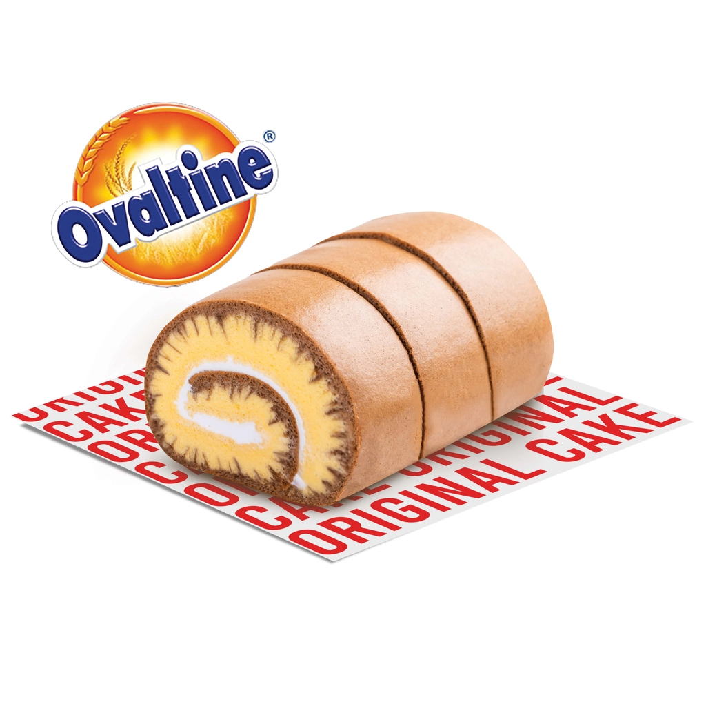 Original Cake Ovaltine Swiss Roll Cake 56G.