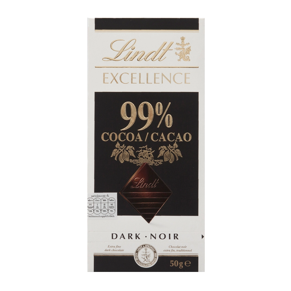 Lindt Excellence Dark Chocolate 50G.