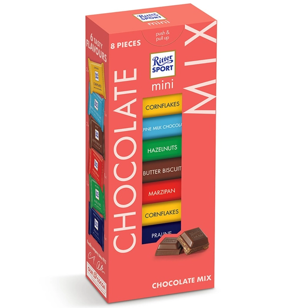 Ritter Sport Mini Chocolate Mix 133g.(1x8)