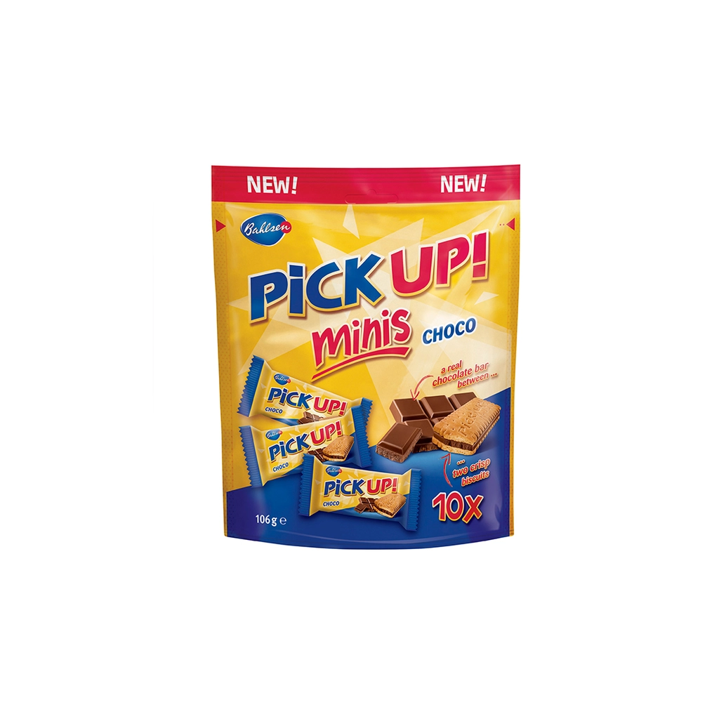 Bahlsen Pick Up Minis Choco Biscuits 106G.
