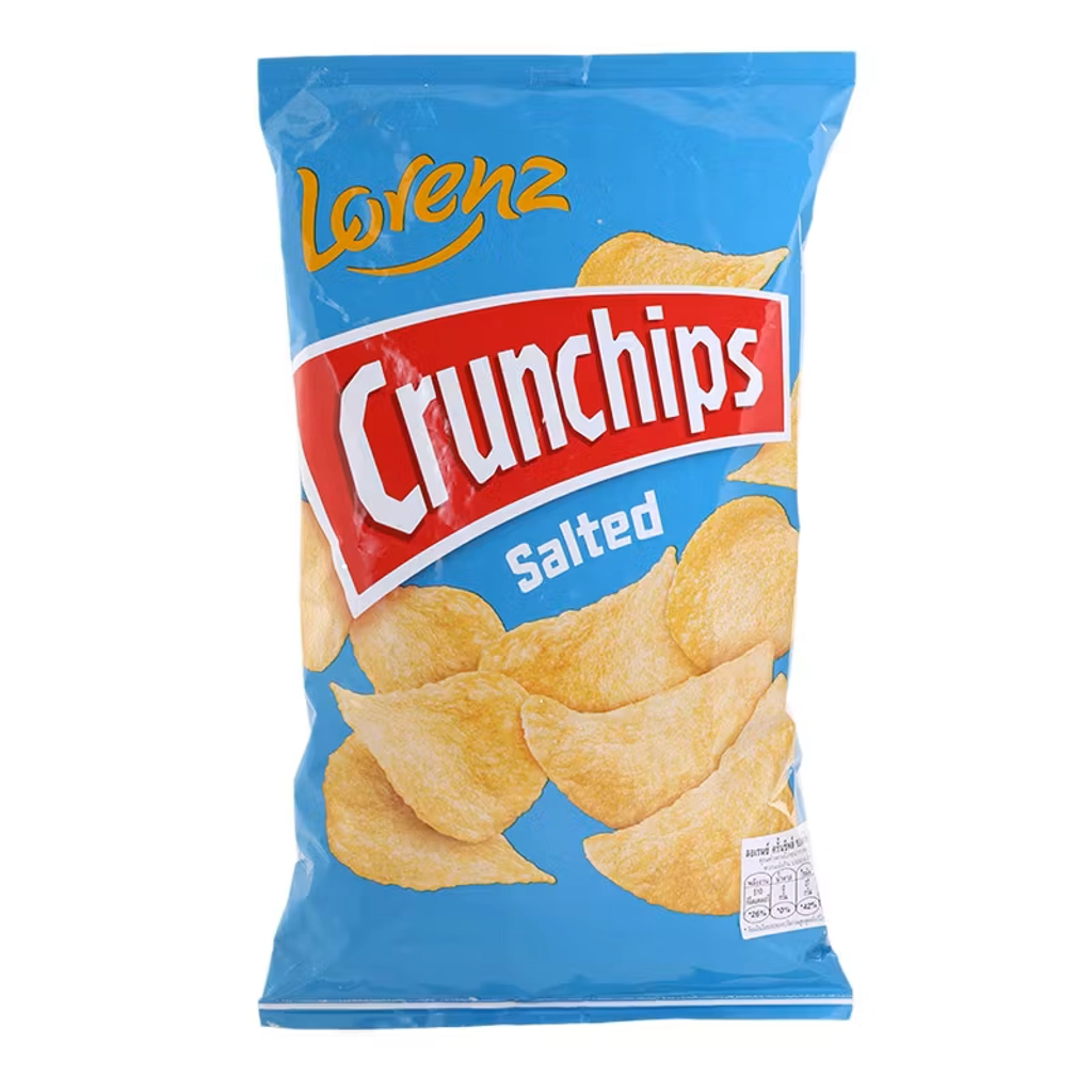 Lorenz Crunchips Salted 100G.