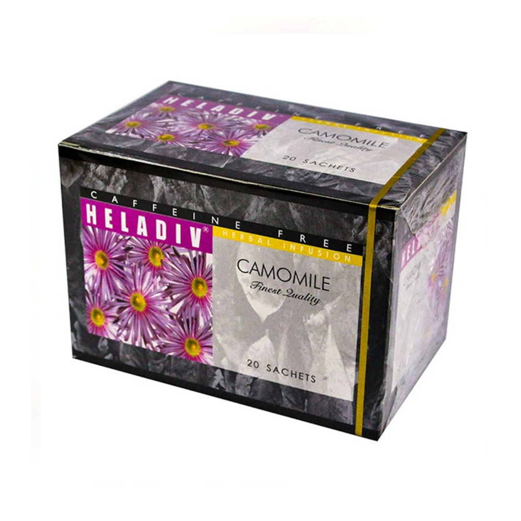 Heladiv Camomile Flavoured Tea 30G. Pack 20