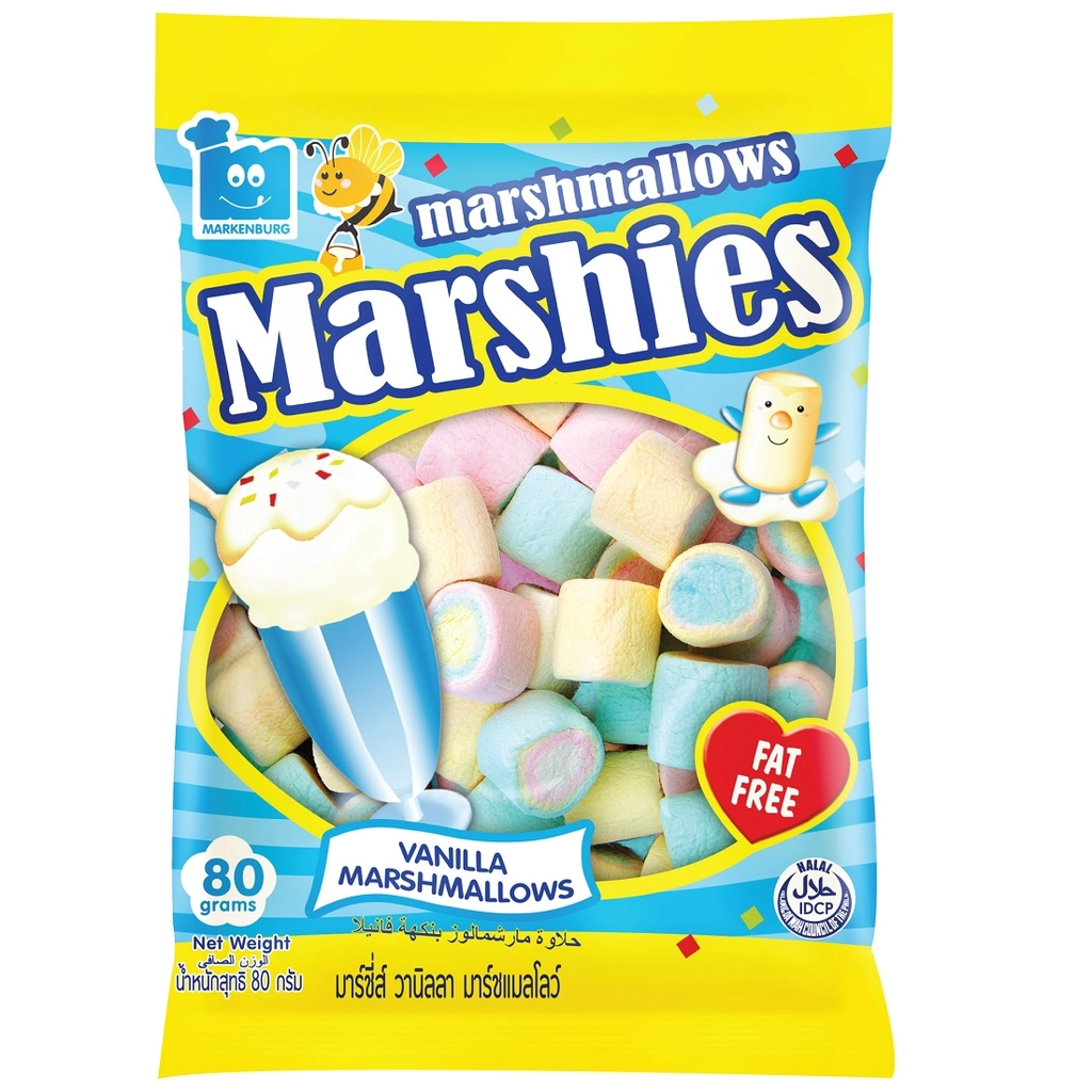 Markenburg Marshies Vanilla Marshmallows 80G.