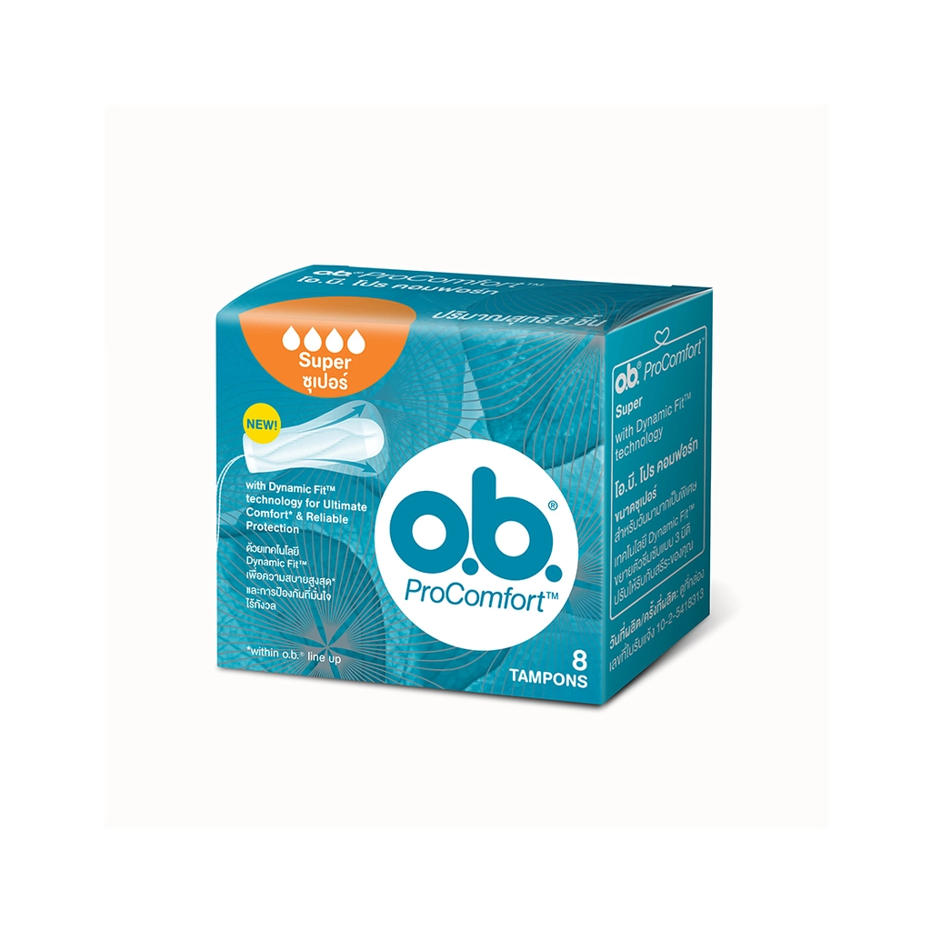 O.B. Super Tampon For Heavy Flow 8PCS.