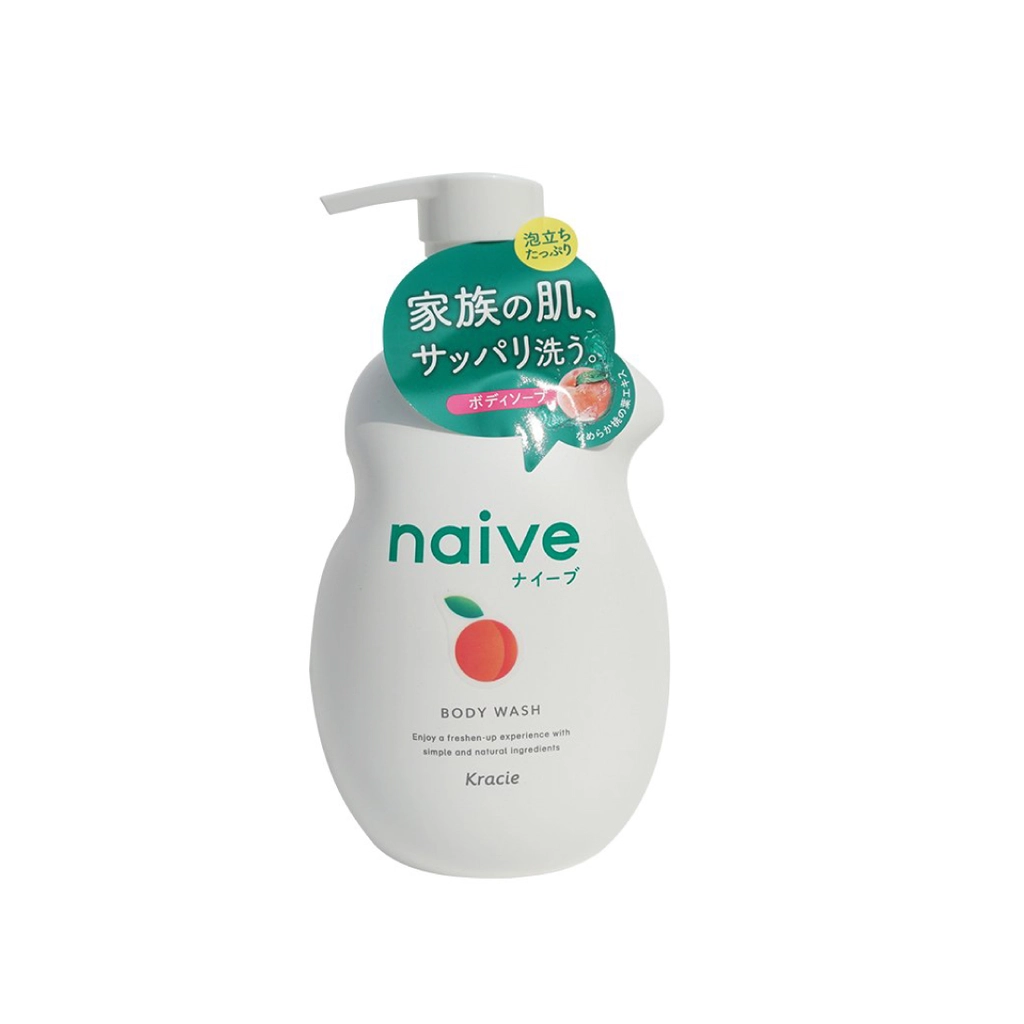 Naive Body Wash Peach 530ML.
