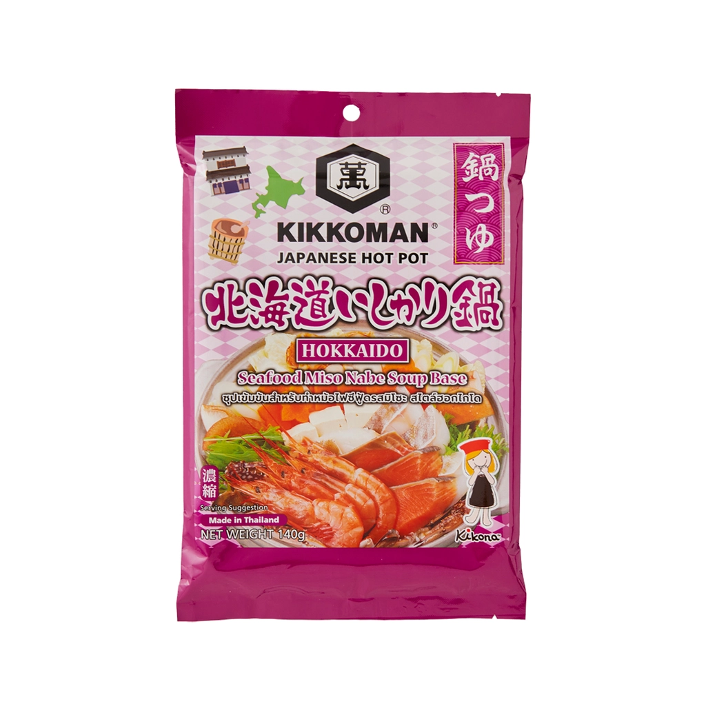 Kikkoman Hokkaido Seafood Miso Nabe Soup140g