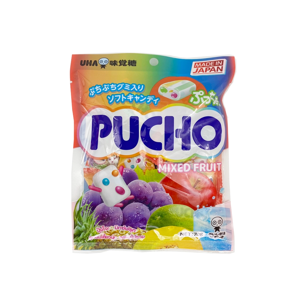 Pucho Mixed Fruit Bag 70G.