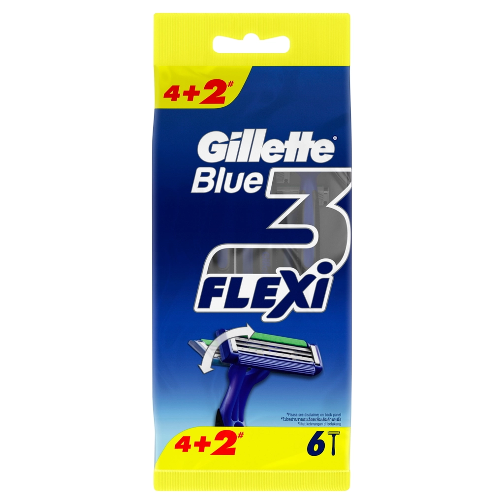 GILLETTE BLUE SIMPLE3 FLEXI 4+2