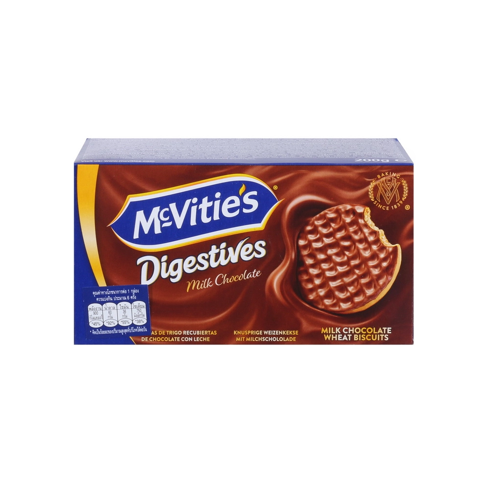 แมคไวตี้ส์ บิสกิตเคลือบช็อกโกแลตนม 200ก.