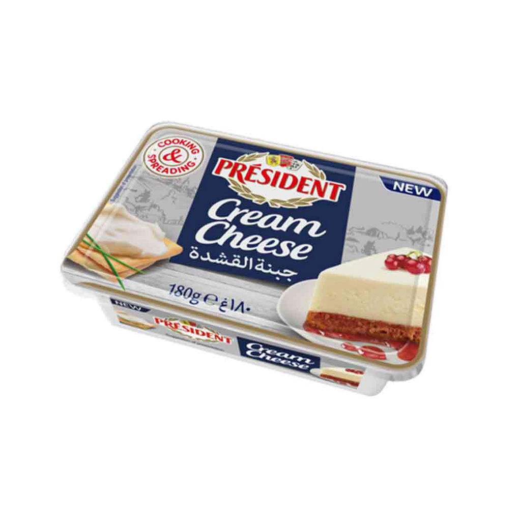 President Cream Cheese Tub 180G.