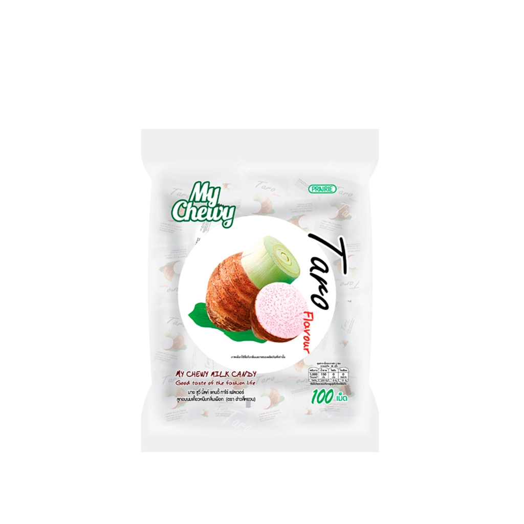 Haoliyuan Chewy Milk Candy Taro Flavour 360G.