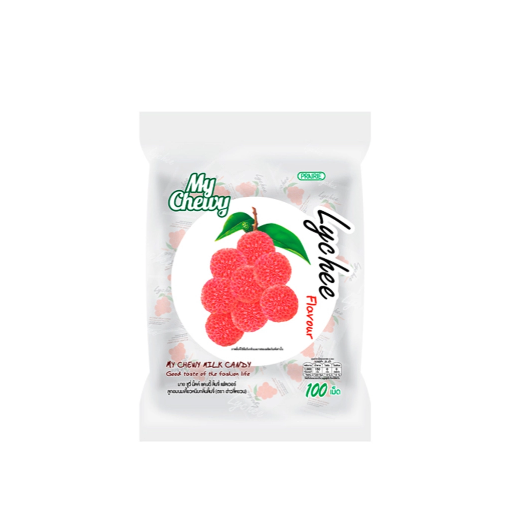 Haoliyuan Chewy Milk Lychee Flavour Candy 67G.