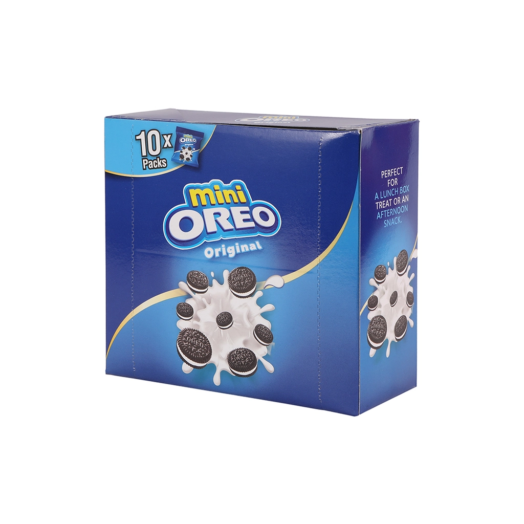 Oreo Mini Cookies Vanilla Cream Pouches 204G.
