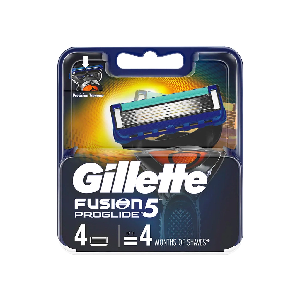 Gillette Fusion Proglide Razor Blades 4PCS.