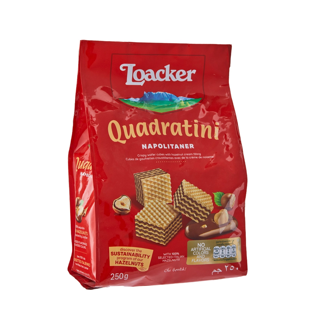 Loacker Hazelnut Wafer 250G.