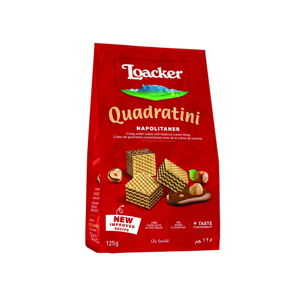 Loacker Hazelnut Wafer 125G.