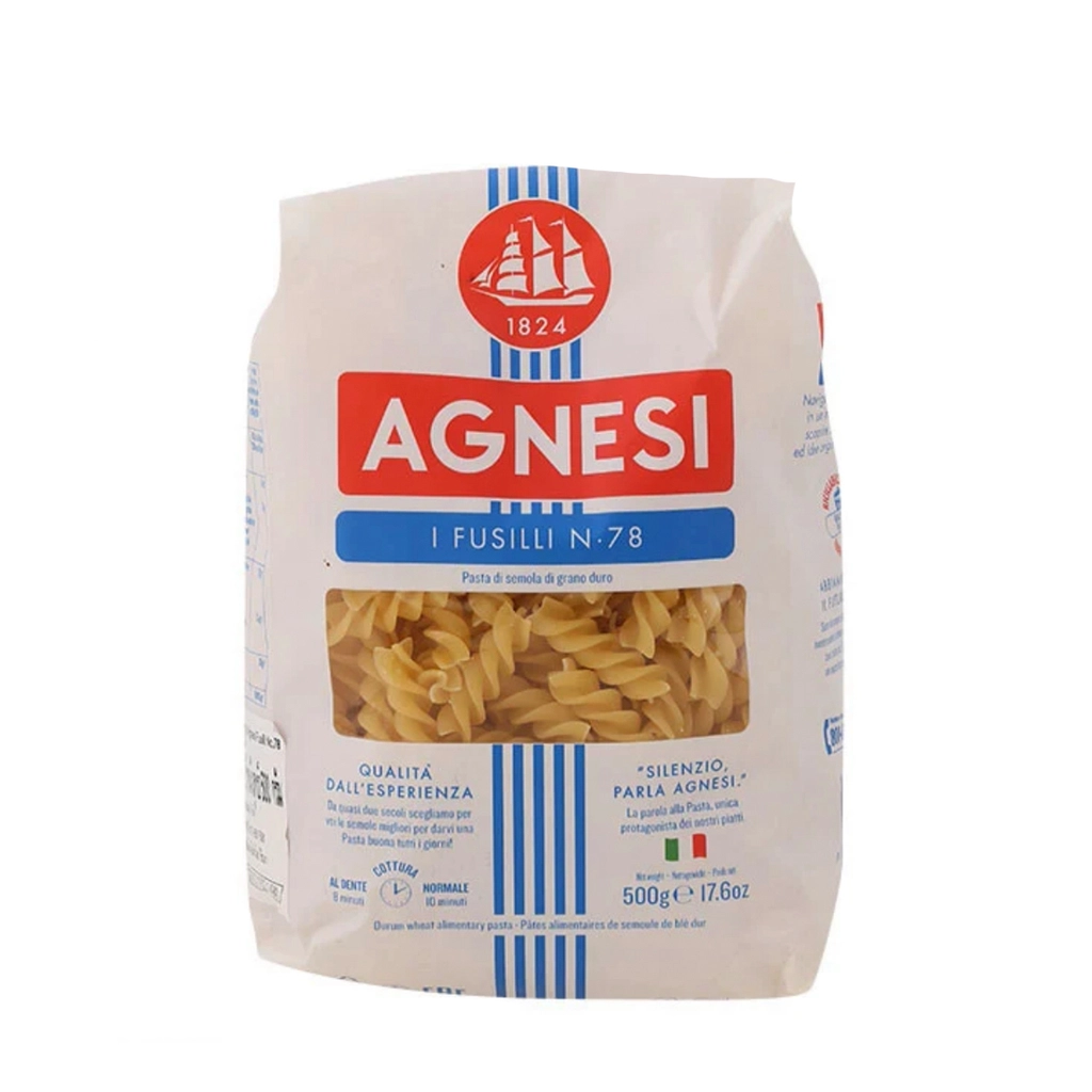 Agnesi Macaroni I Fusilli No.78 500G.