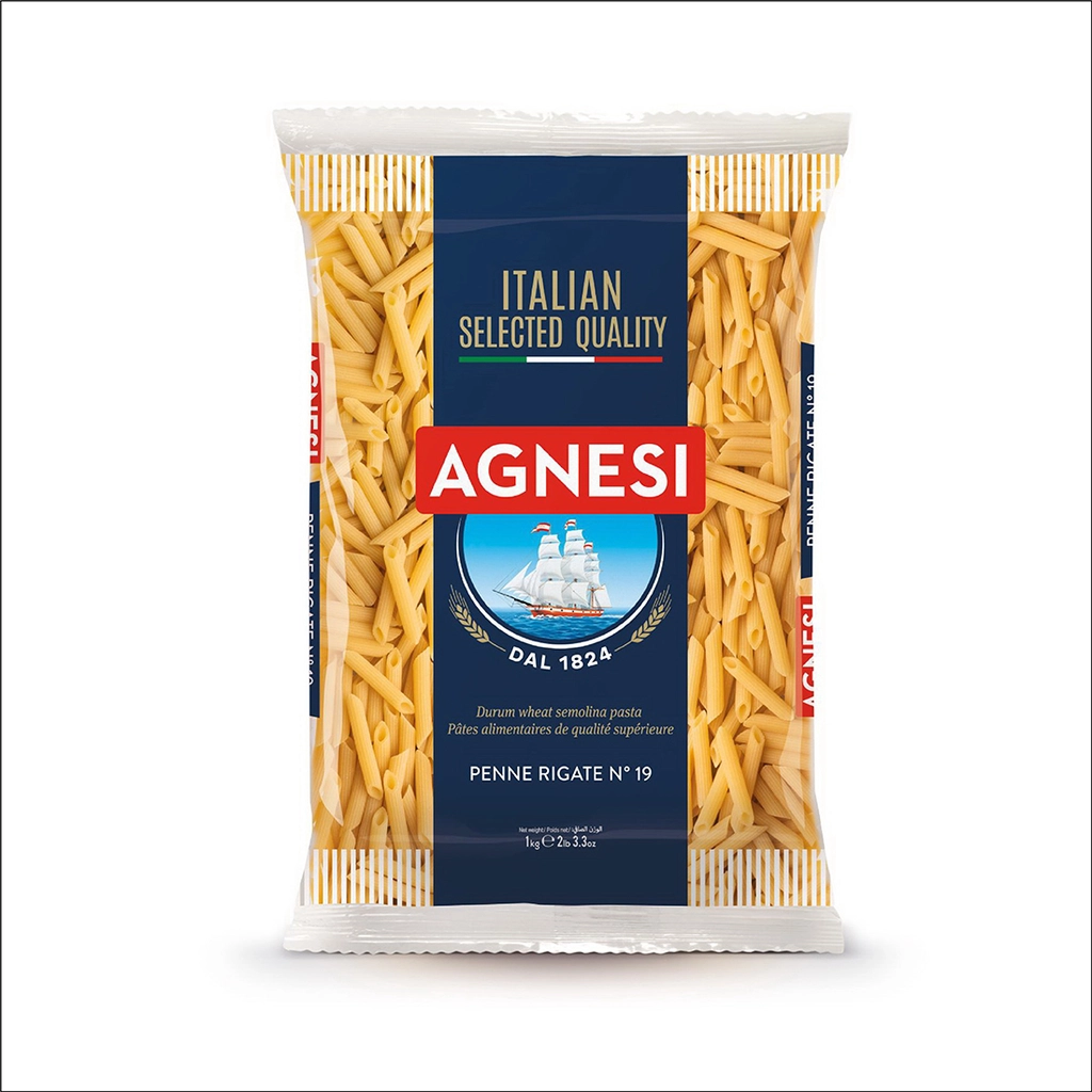 Agnesi Penne Rigate No.19 1KG.