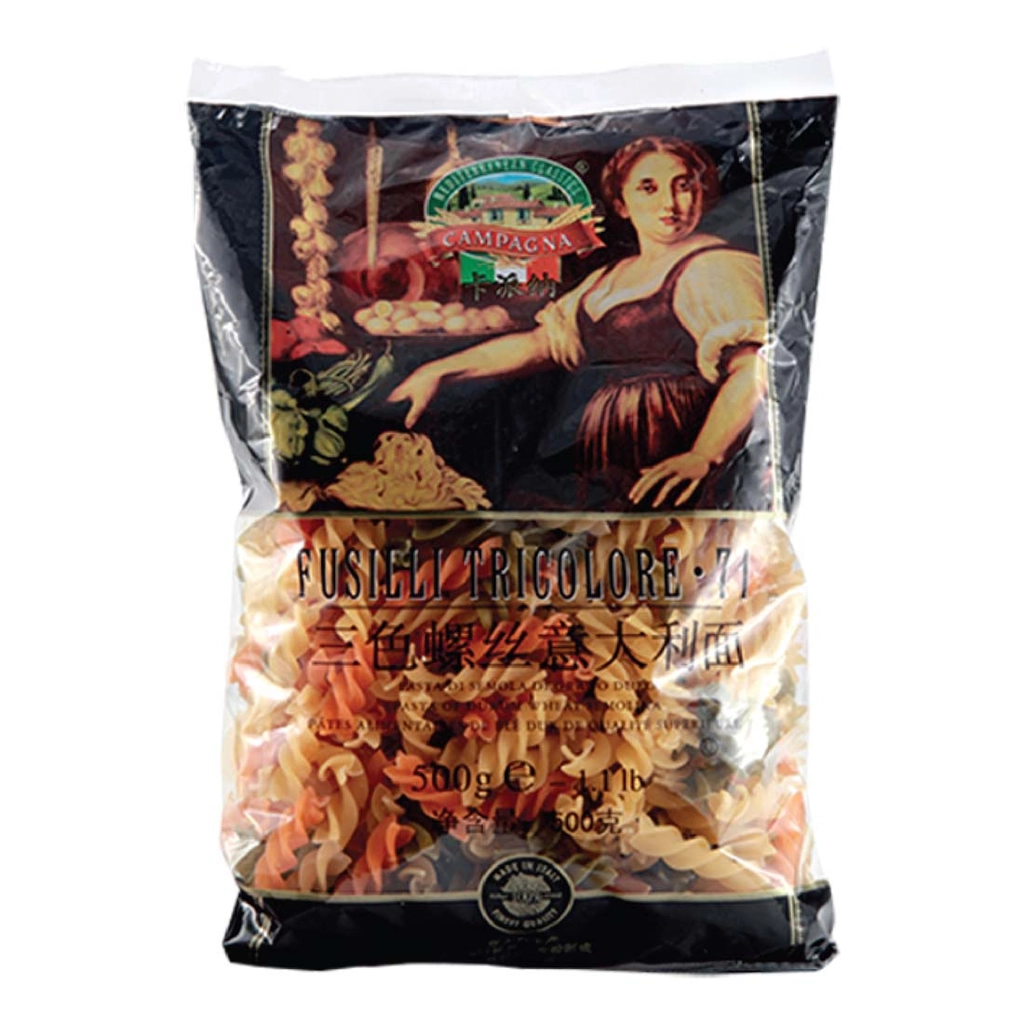 Campagna Tricolore Fusilli No. 71 500G.