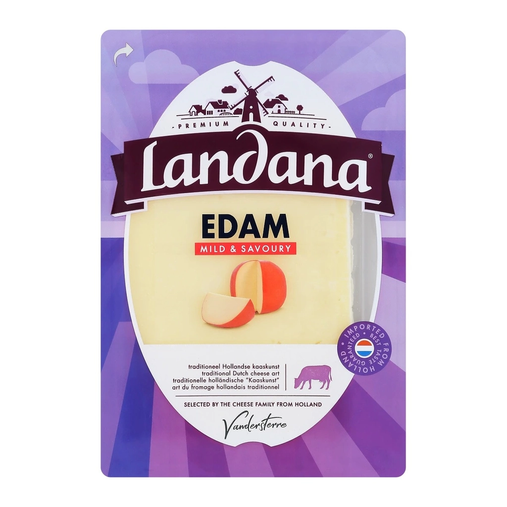Landana Edam Mild Cheese 150G.