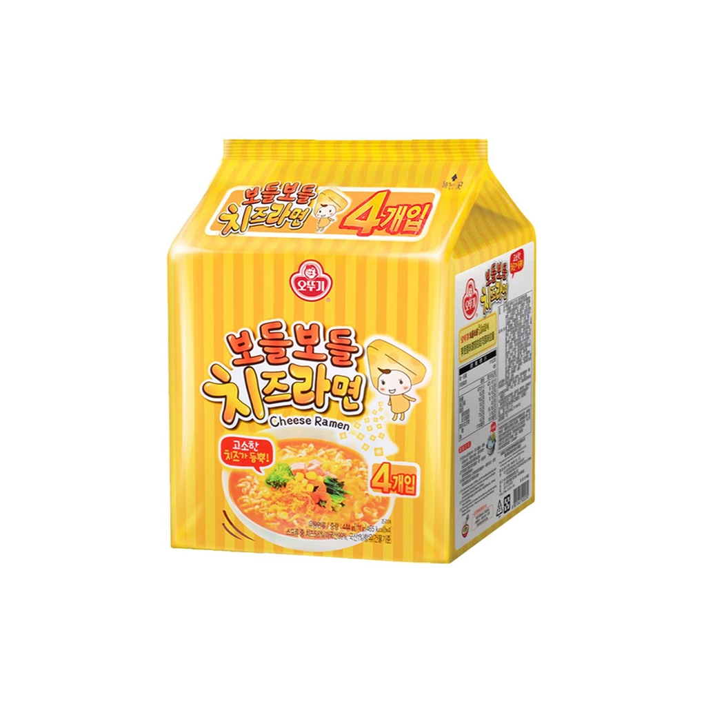 Ottogi Cheese Ramen 111G. Pack 4
