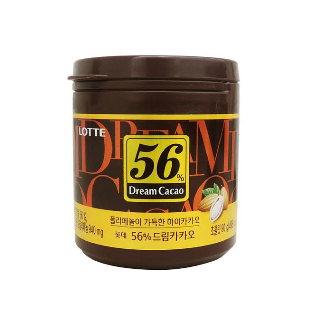 Lotte Dream Cacao 56% (Bottle) 86G.