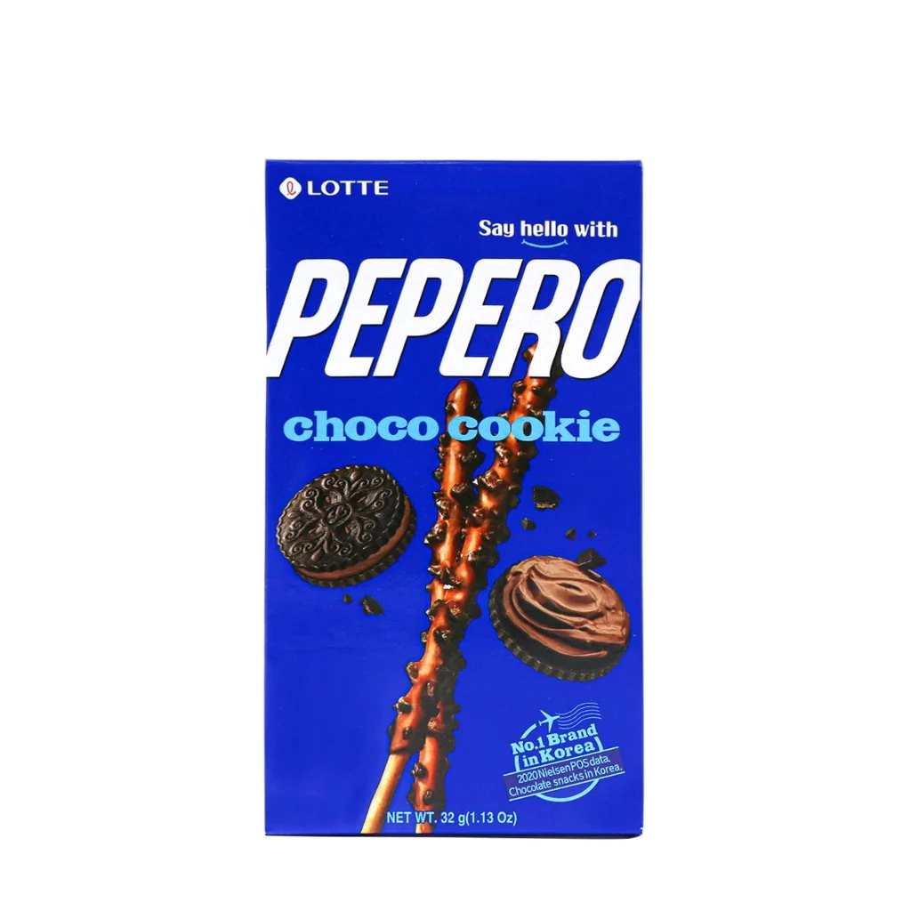 Lotte Choco Cookies Pepero Biscuits 32G.