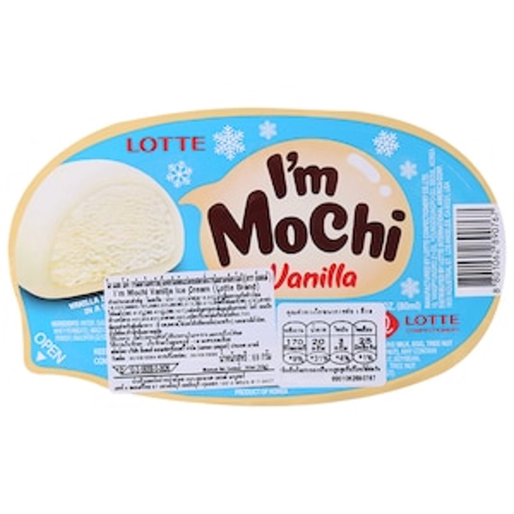 Lotte I'M Mochi Vanila Ice Cream 80 ML.