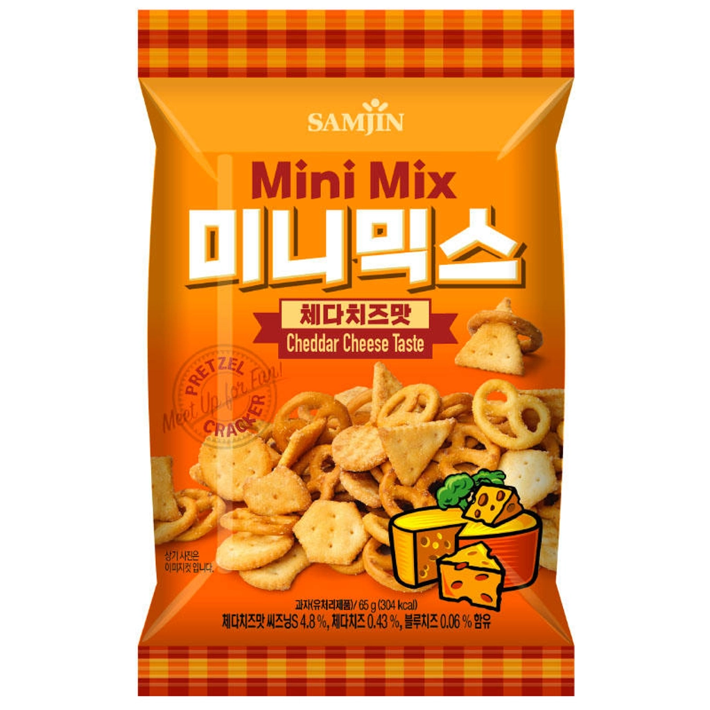 SAMJIN MINI MIX CHEDDAR CHEESE TASTE65G.