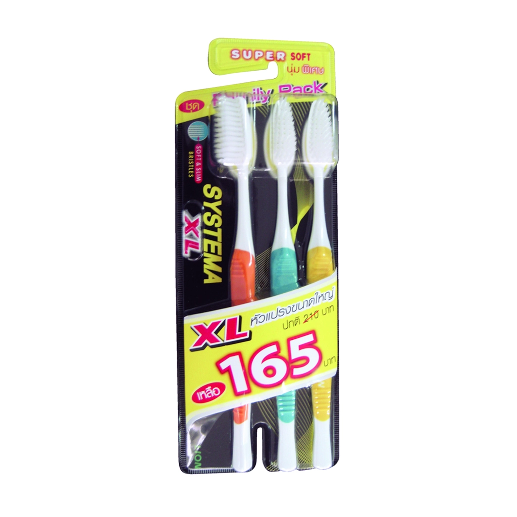 Systema Toothbrush XL Super Soft Pack 3