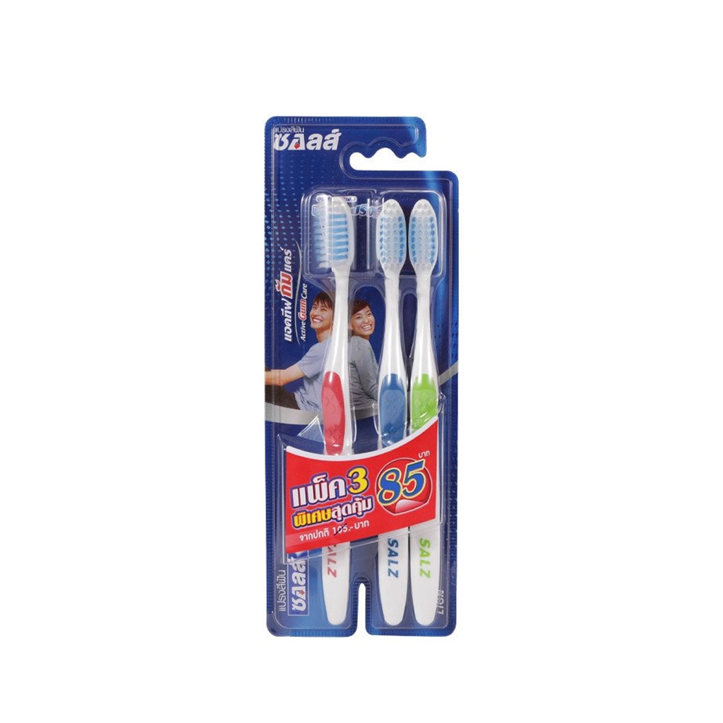 Salz Super Soft Toothbrush Pack 3