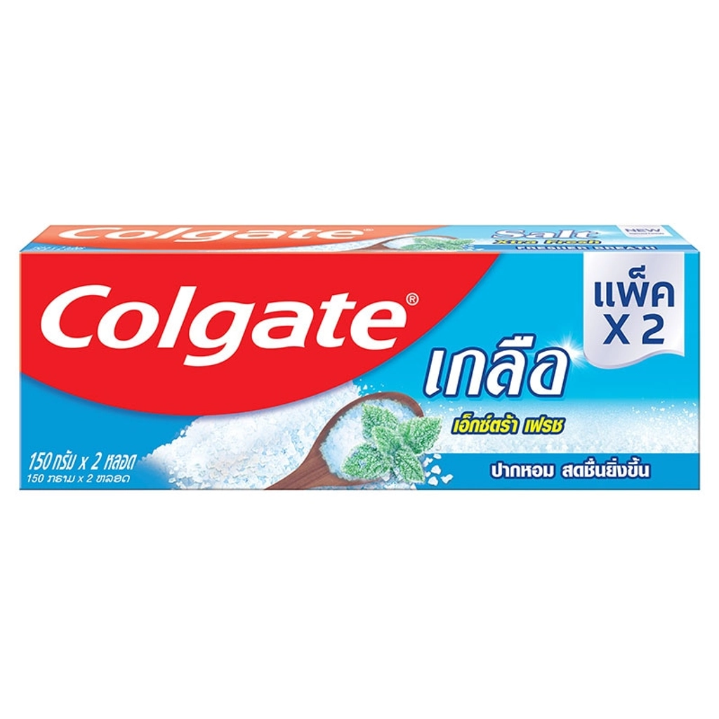 Colgate Salt Fresh 150G. Pack 2