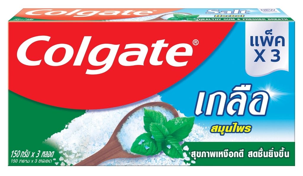 Colgate Salt Herbal Toothpaste 150G Triple Pack