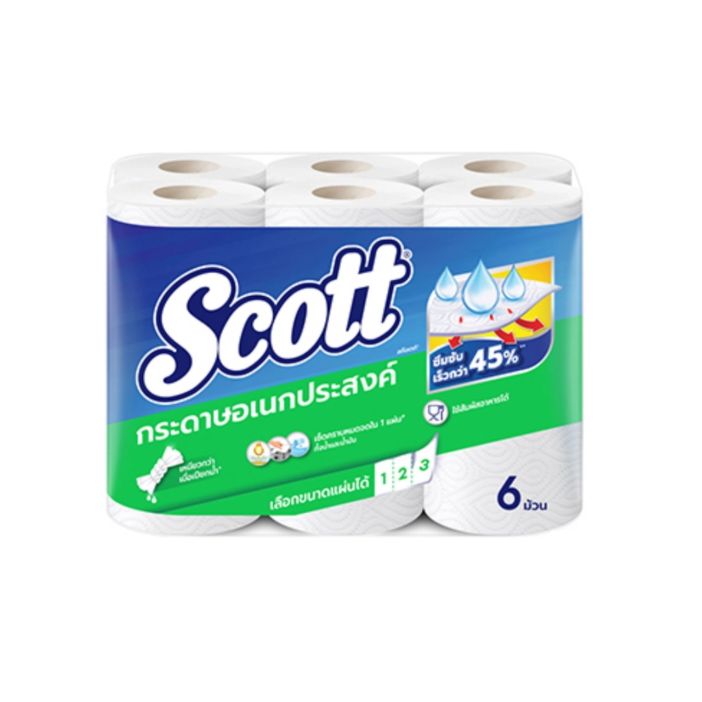 Scott Multipurpose Paper Pick A Size 6Rolls