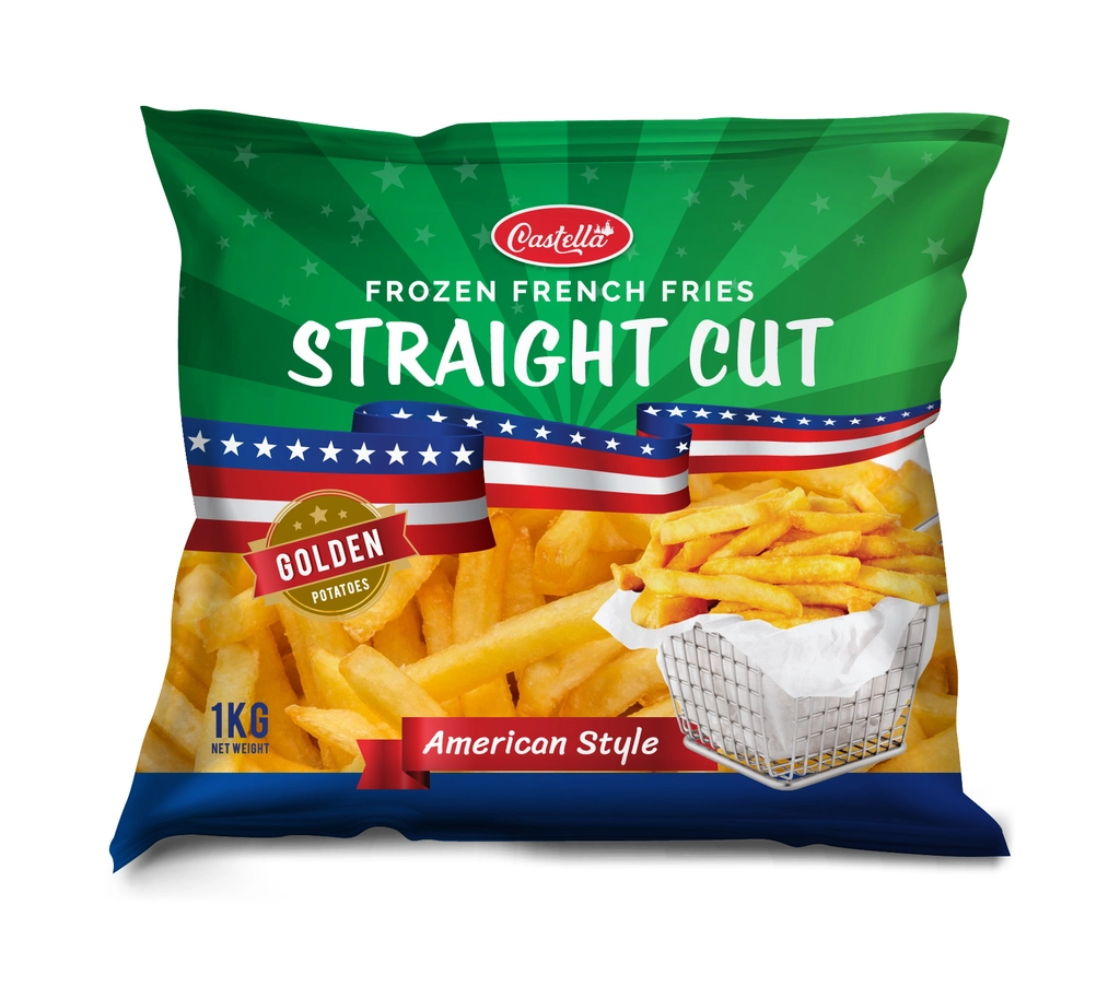 Castella French Fries Straight Cut 1KG.