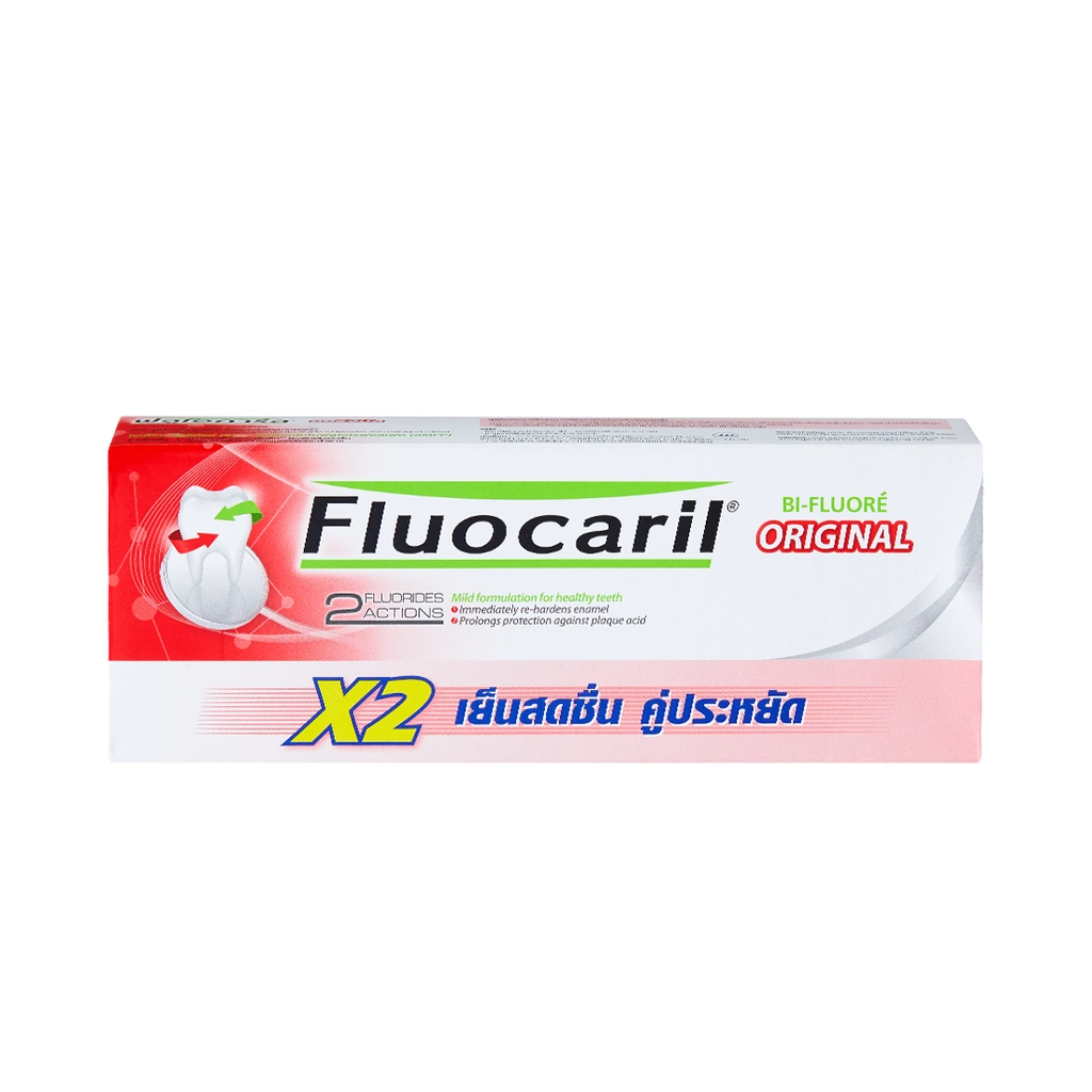 Fluocaril Original Toothpaste 160G. Pack 2