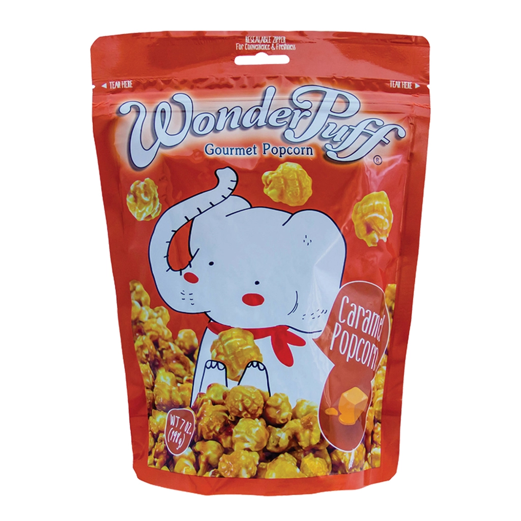 Caramel Popcorn Puffs