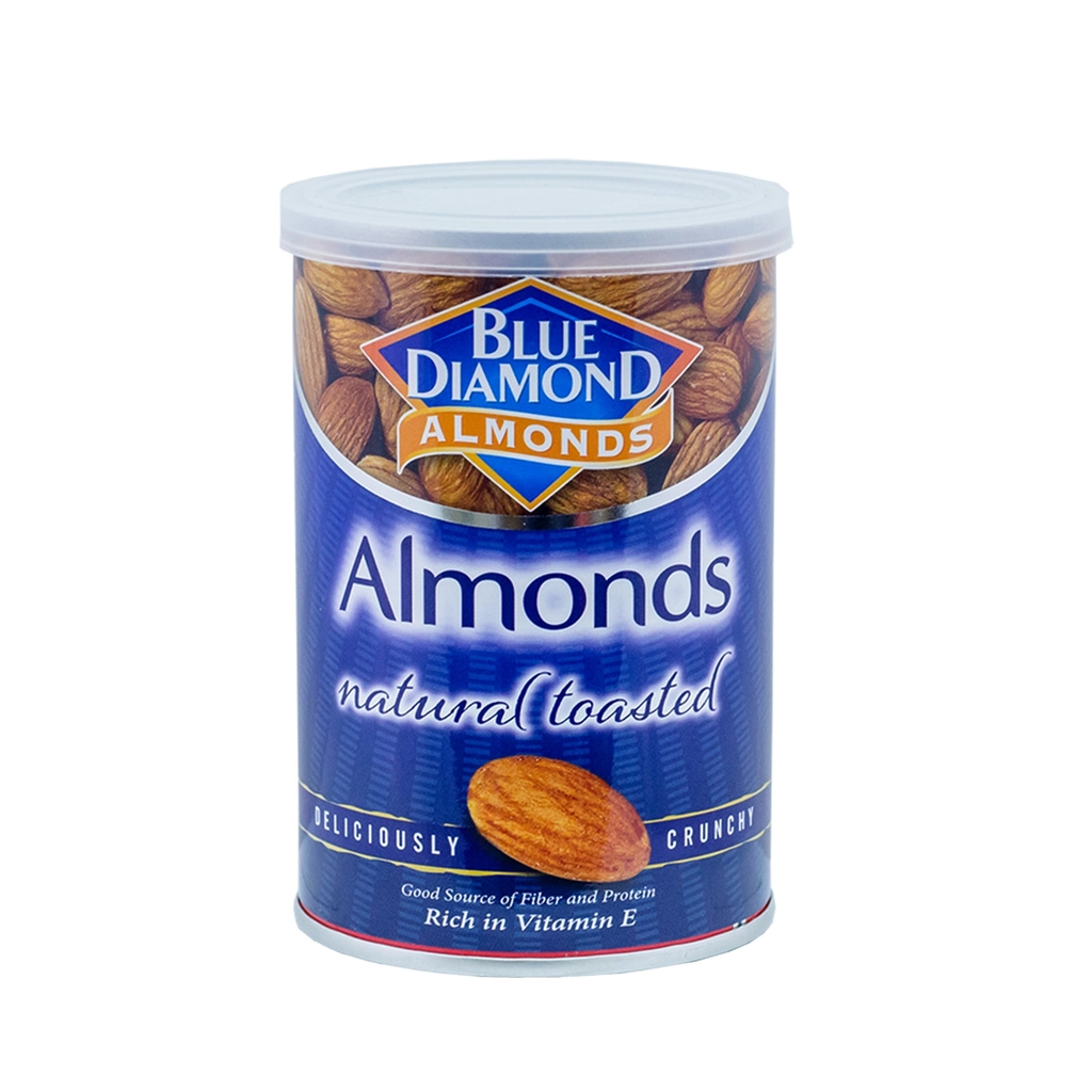 Blue Diamond Natural Roasted Almonds 130G.