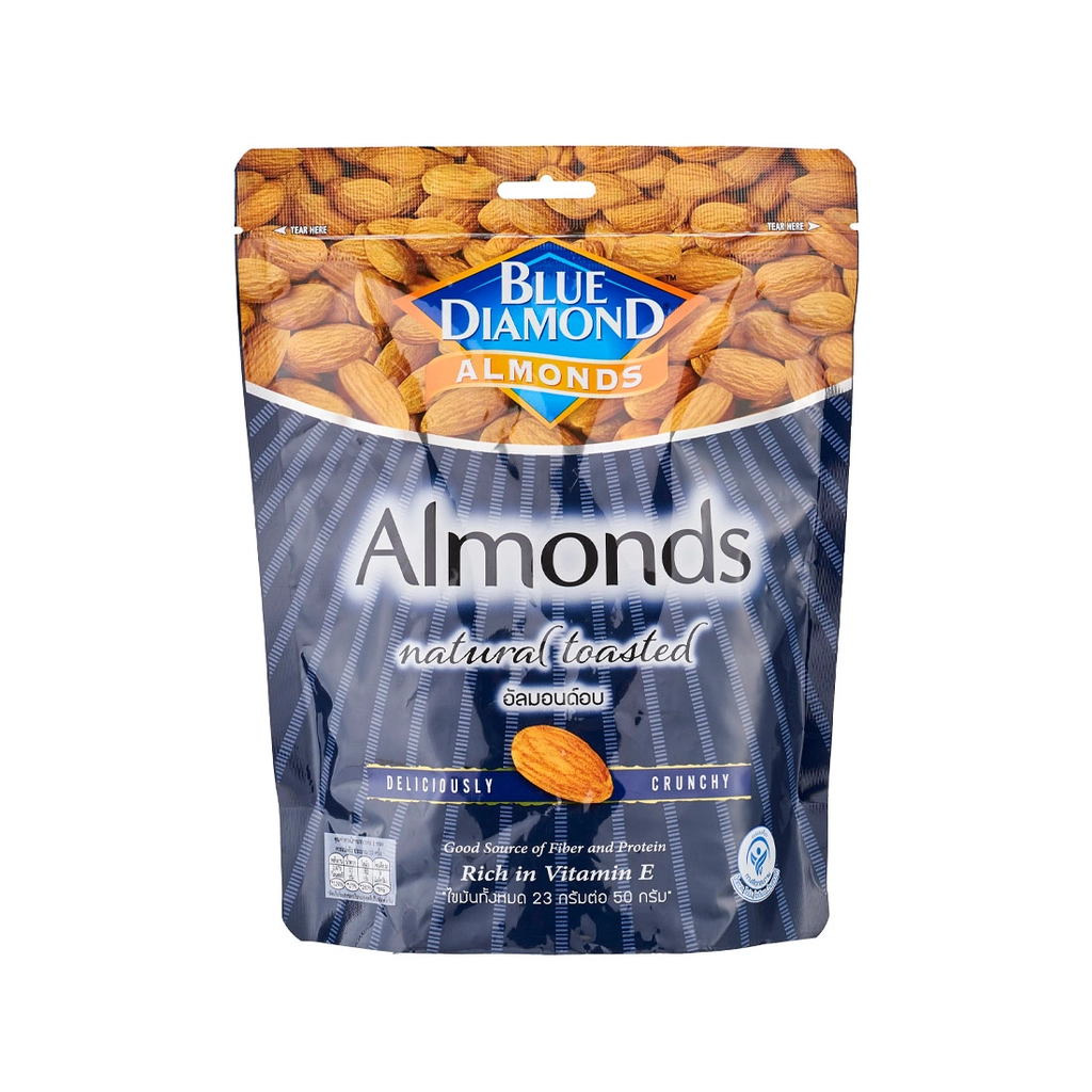 Blue Diamond Natural Roasted Almonds 400G.