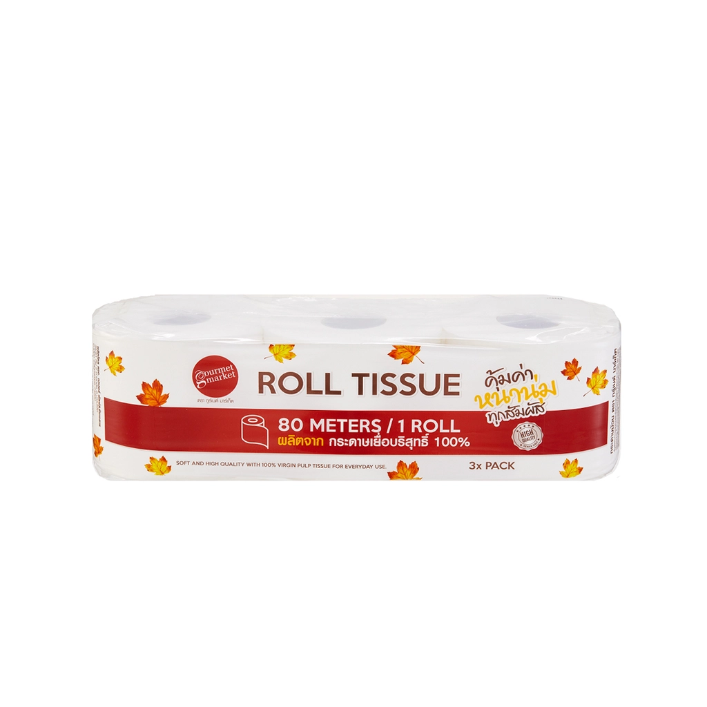 Gourmet Market Tissue 80M. Pack 3