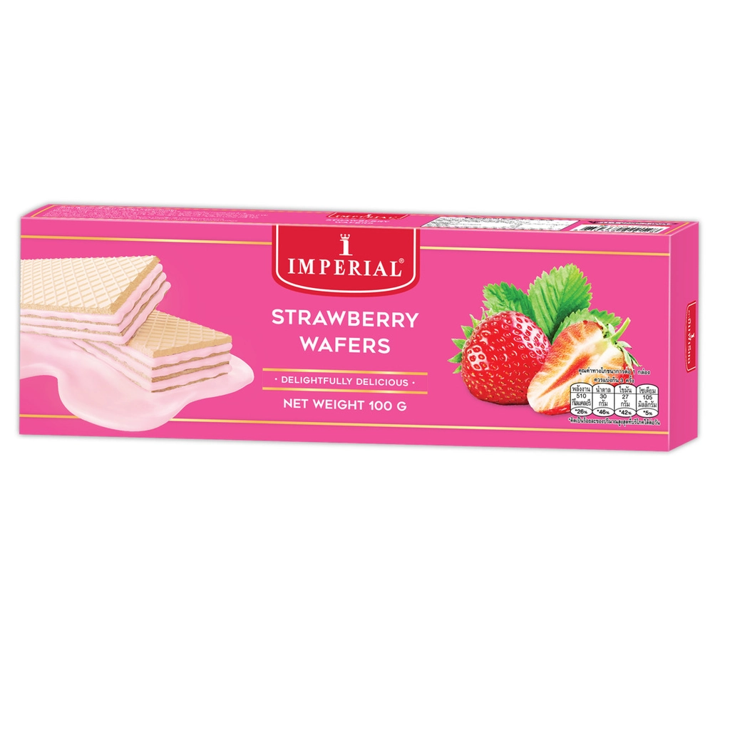Imperial Strawberry Wafer 100G.