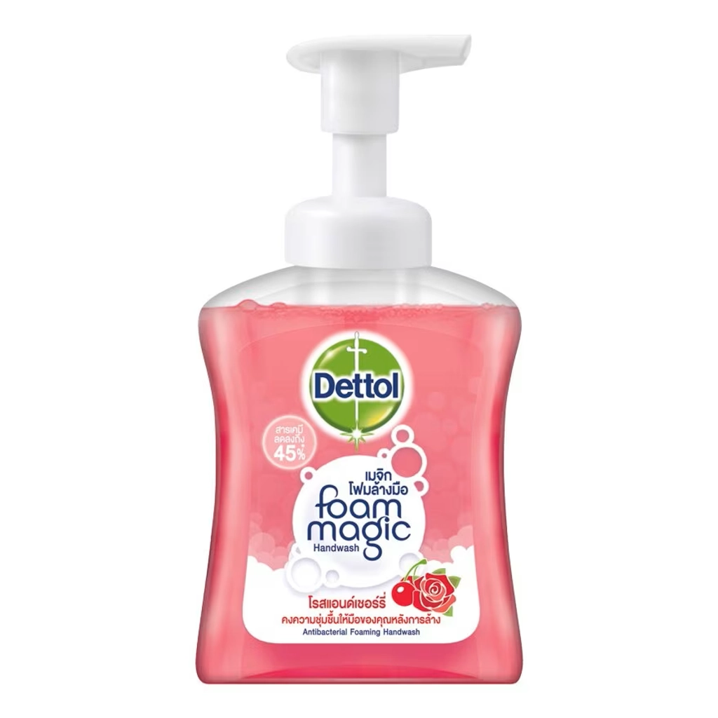 Dettol Rose and Cherry Foaming Hand Wash 250ML.