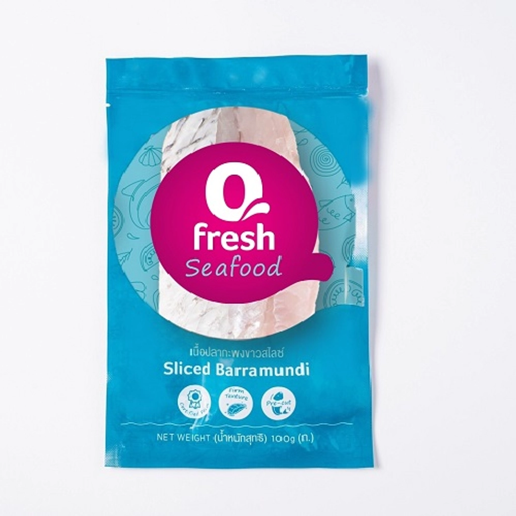QFRESH ปลากะพงหั่นคิริมิ 100ก.