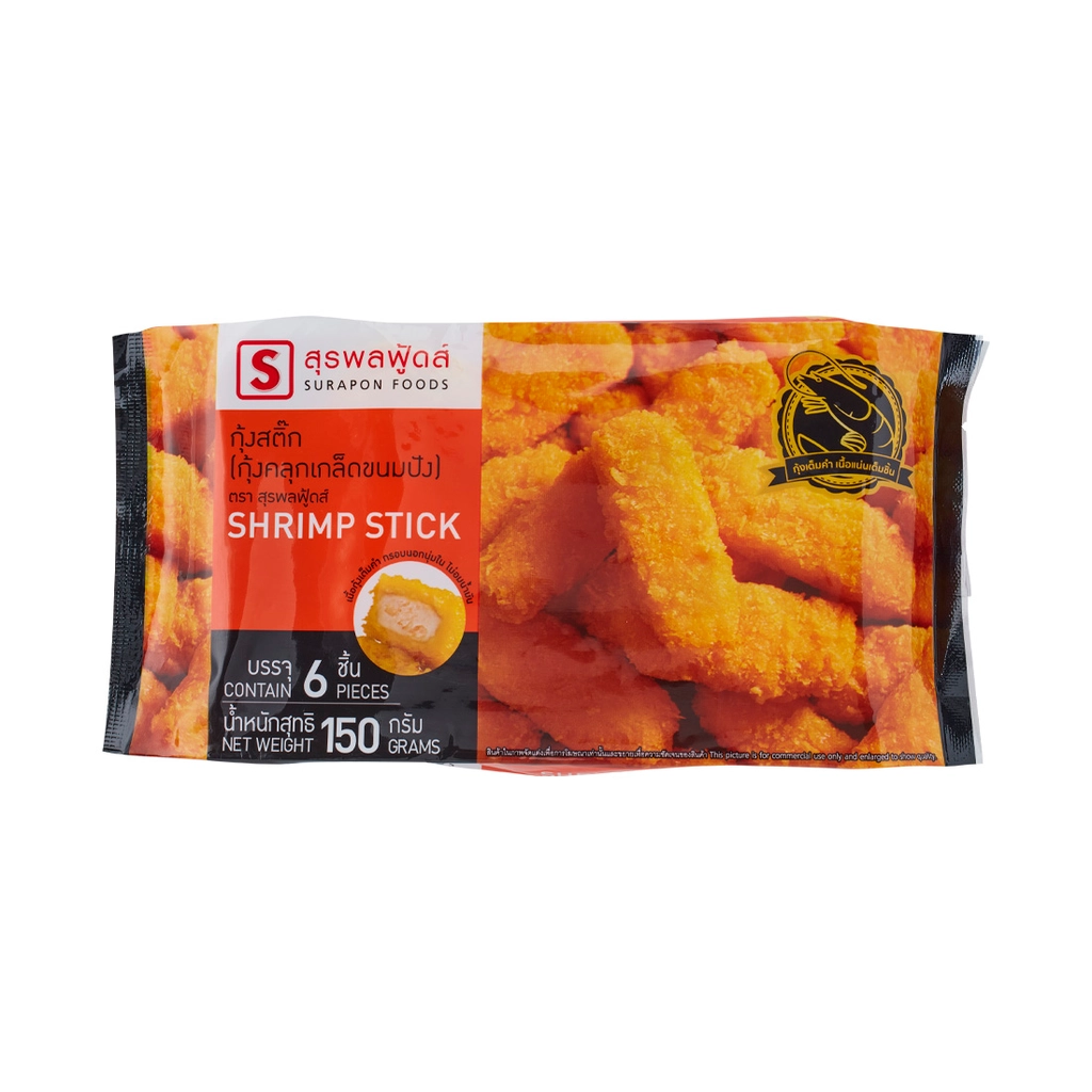 Surapon Foods Shrimp Sticks 150G.