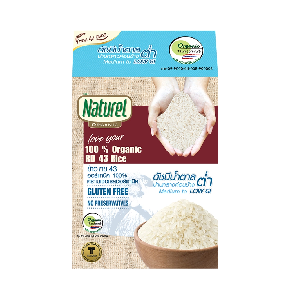 Naturel Rice Organic 100% Rd43 1Kg