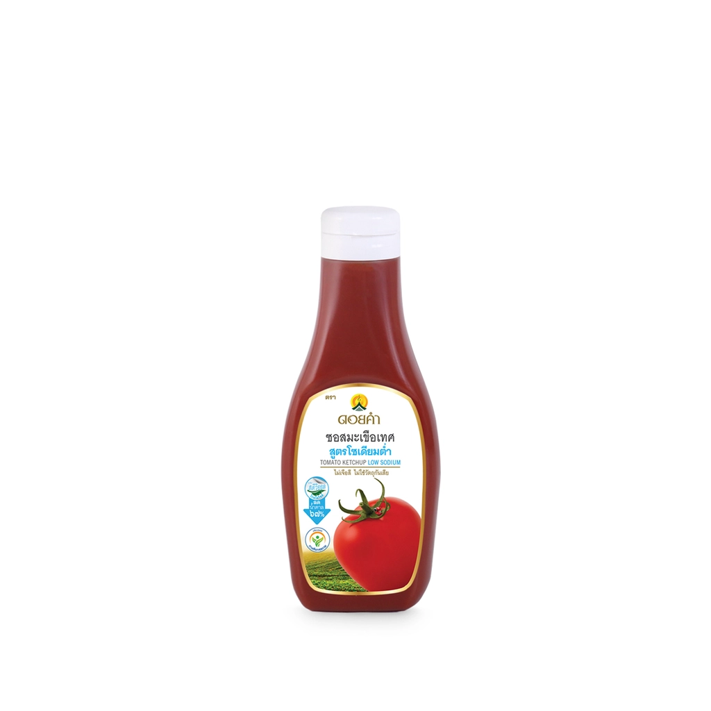 Doikham Tomato Ketchup Low Sodium 200G.