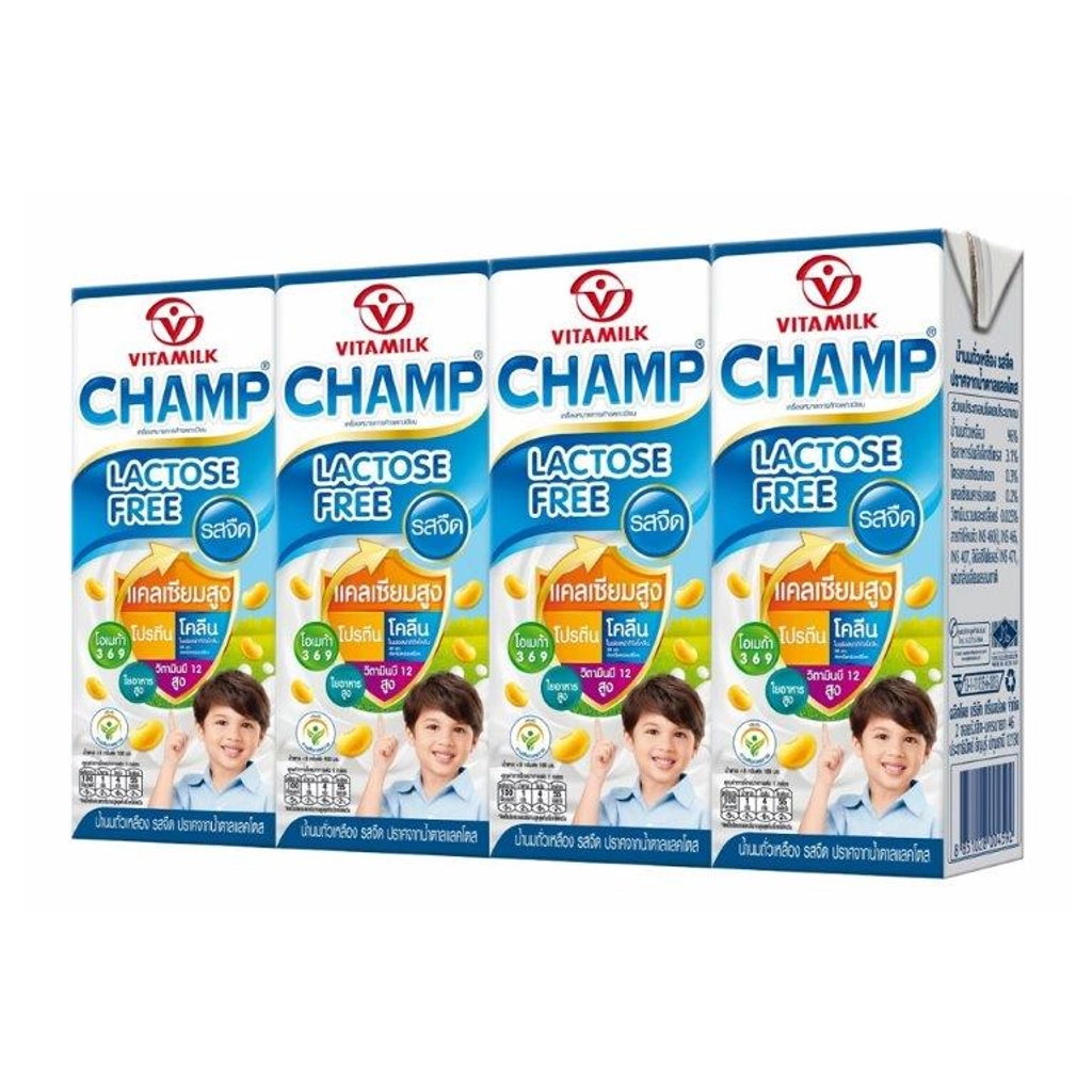Vitamilk Champ Unsweetend 180 ML.