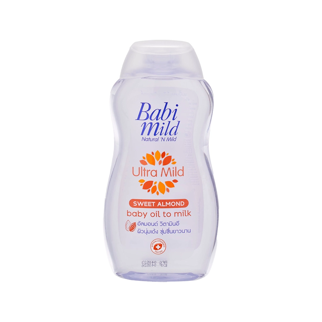 Babi Mild Oil Ultra Mild Sweet Almond 200ML.