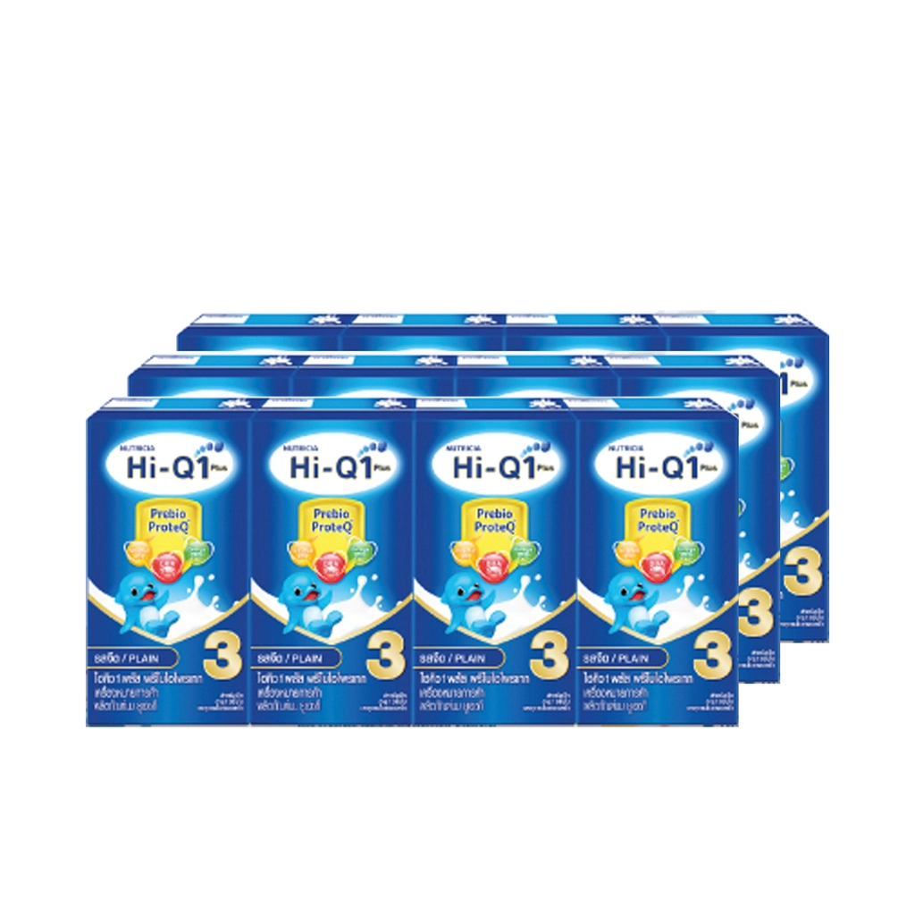 Hi Q 1 Plus UHT Natural ProteQ Plain 180ML. Pack 36